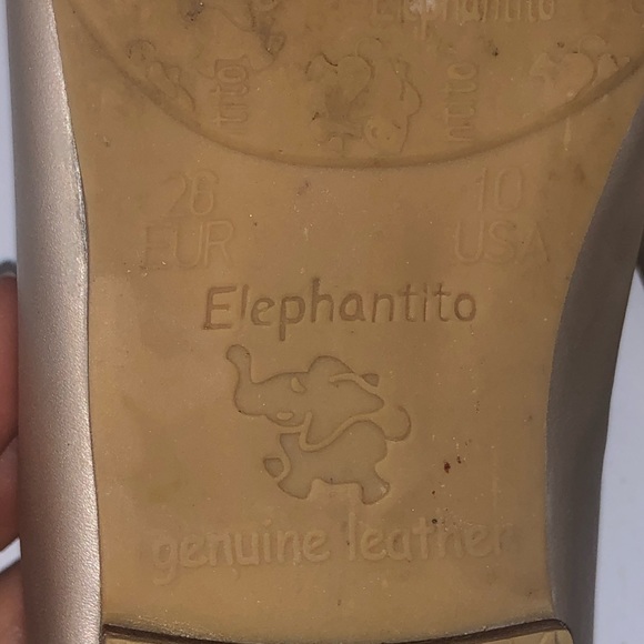 Elephantito | Shoes | Elephantito Paris Flat Metallic Champagne | Poshmark